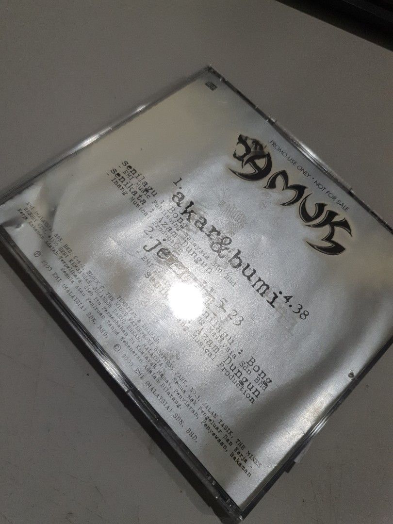 (820) CD promo Rock Melayu AMUK "akar & bumi", Hobbies & Toys, Music ...