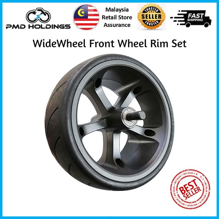 8 inch WideWheel Front Wheel Rim Set (Code : G-12), Sports Equipment ...
