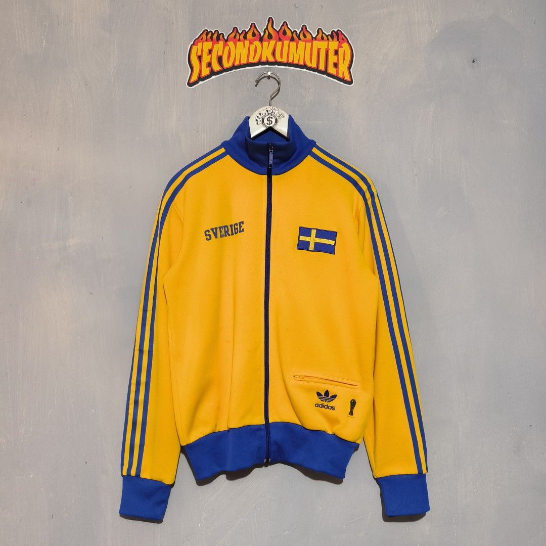 Adidas Sverige Fifa World Cup Original Tracktop Vintage Second firebird superstar europa, Fesyen ...