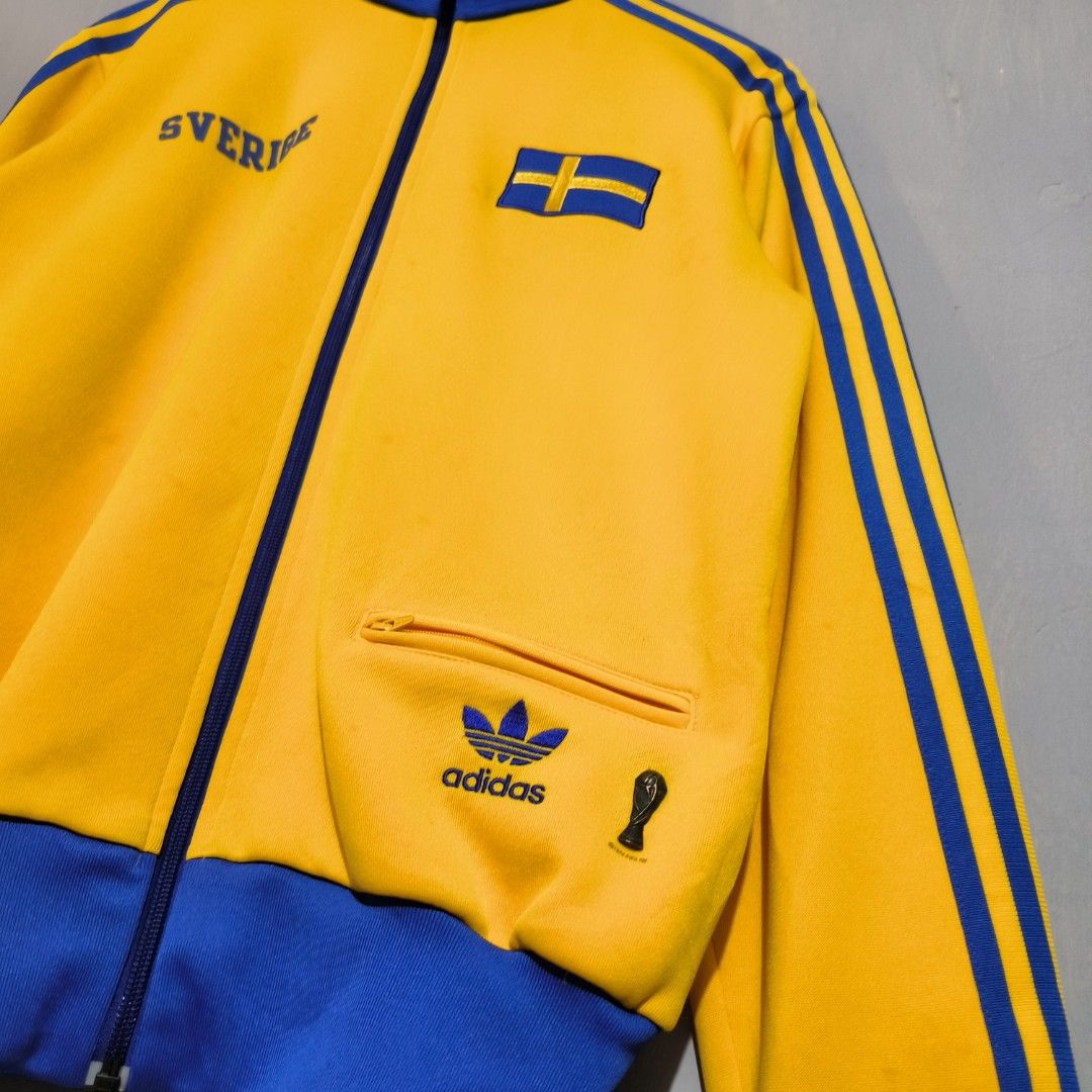 Adidas Sverige Fifa World Cup Original Tracktop Vintage Second firebird superstar europa, Fesyen ...