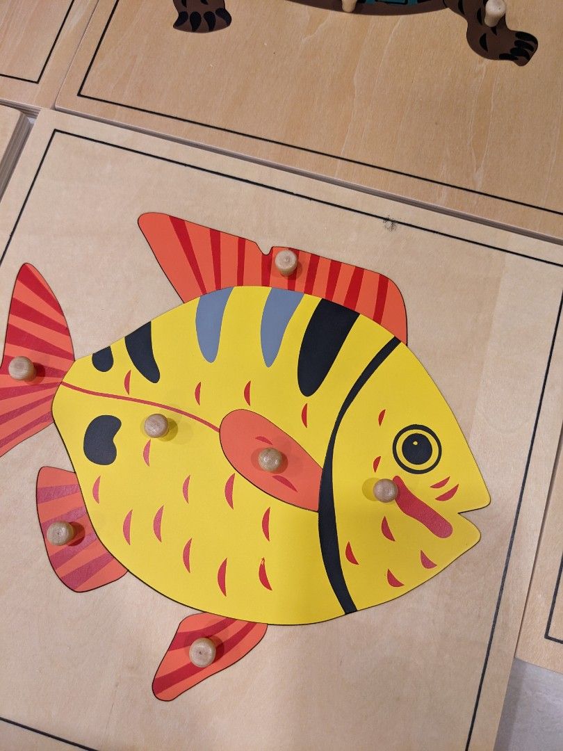 Almost new Montessori Animal Zoology Activity Set & Puzzle, Hobbies ...