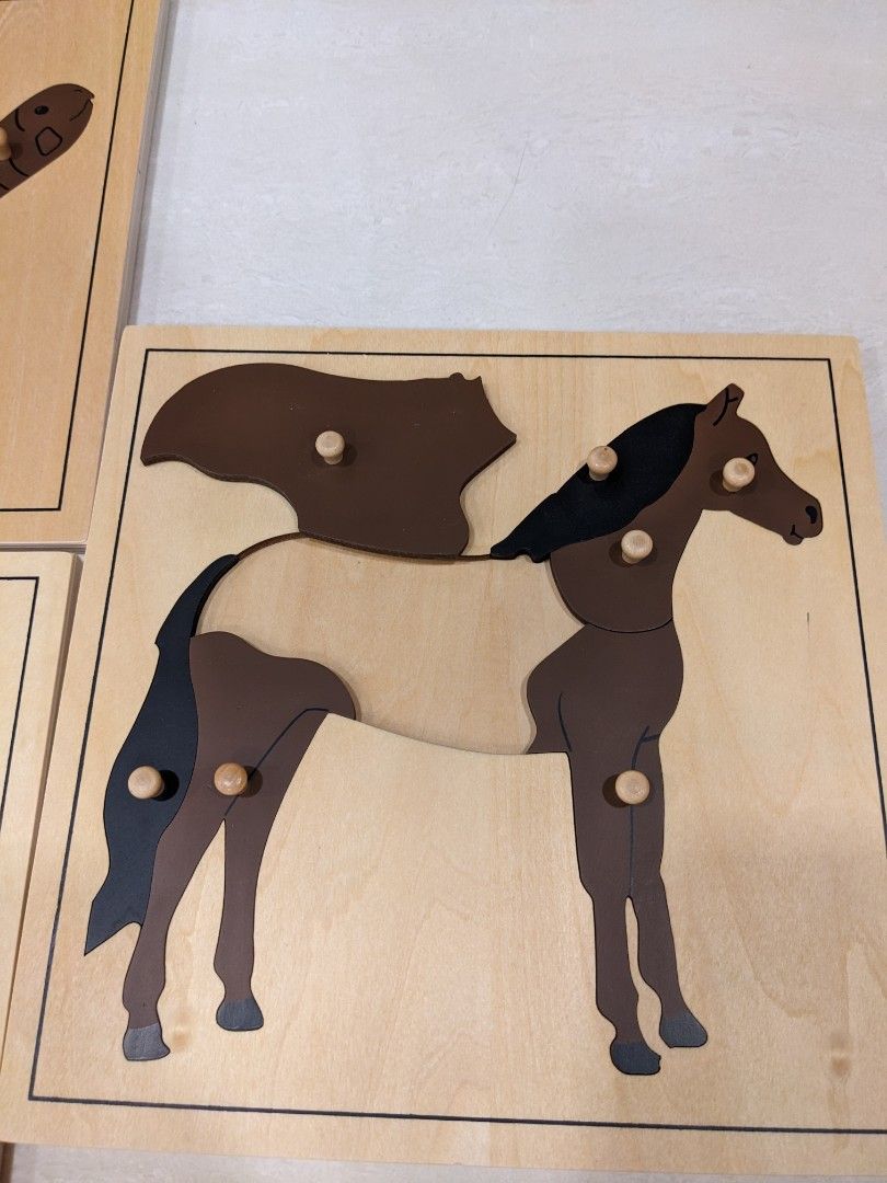 Almost new Montessori Animal Zoology Activity Set & Puzzle, Hobbies ...