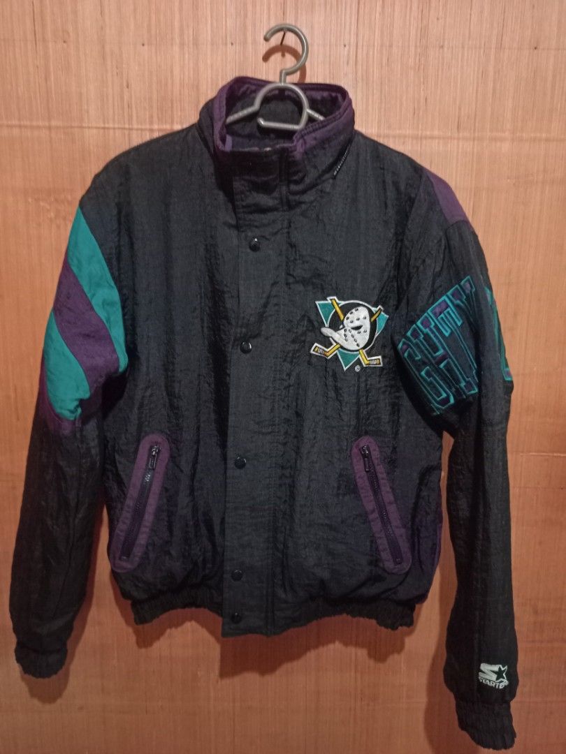 ANAHEIM MIGHTY DUCKS VINTAGE JACKET BY STARTER, Men's Fashion, Coats ...