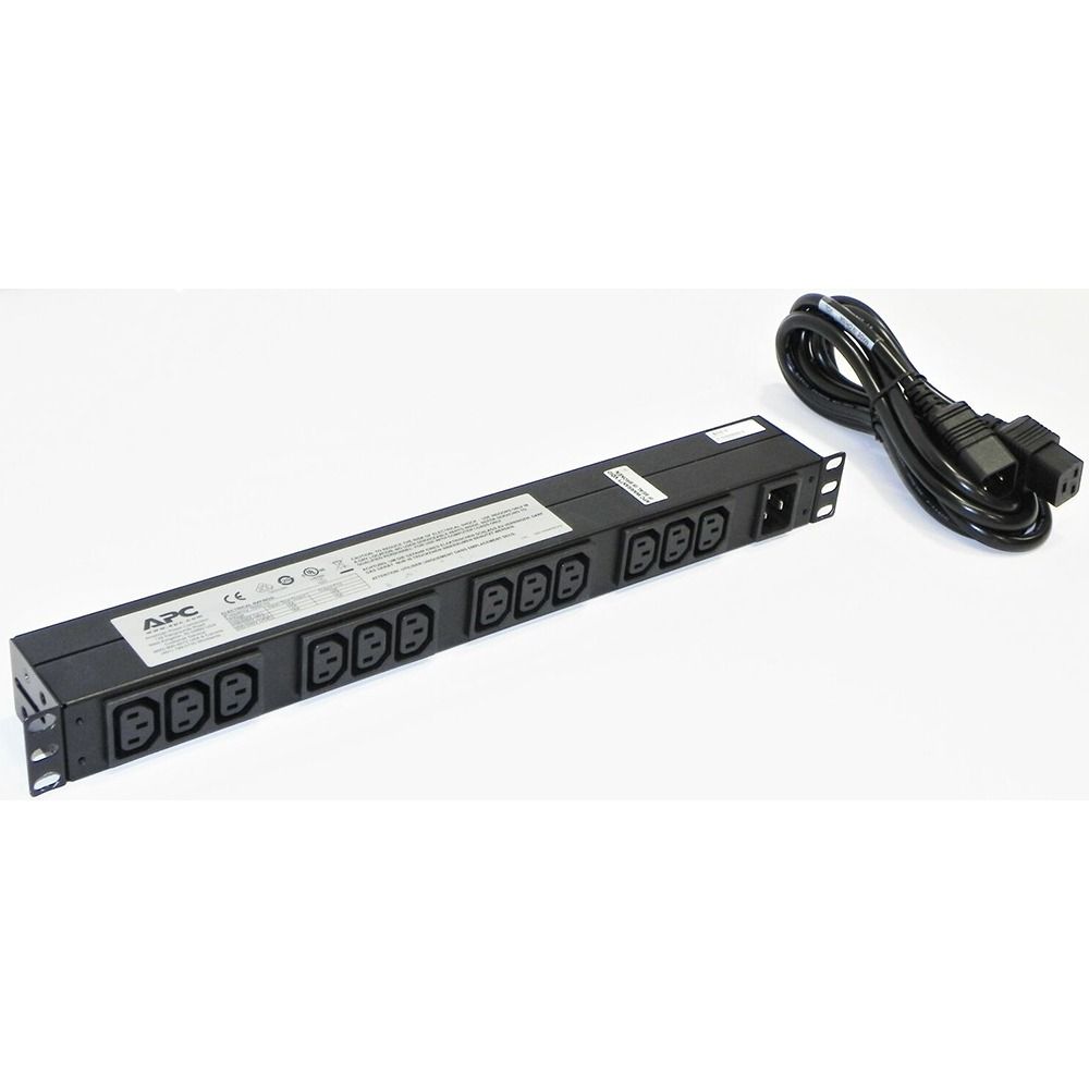 APC NetShelter Basic Rack PDU, 1U, 1PH, 3.7kW 230V 16A or 3.3kW 208V ...