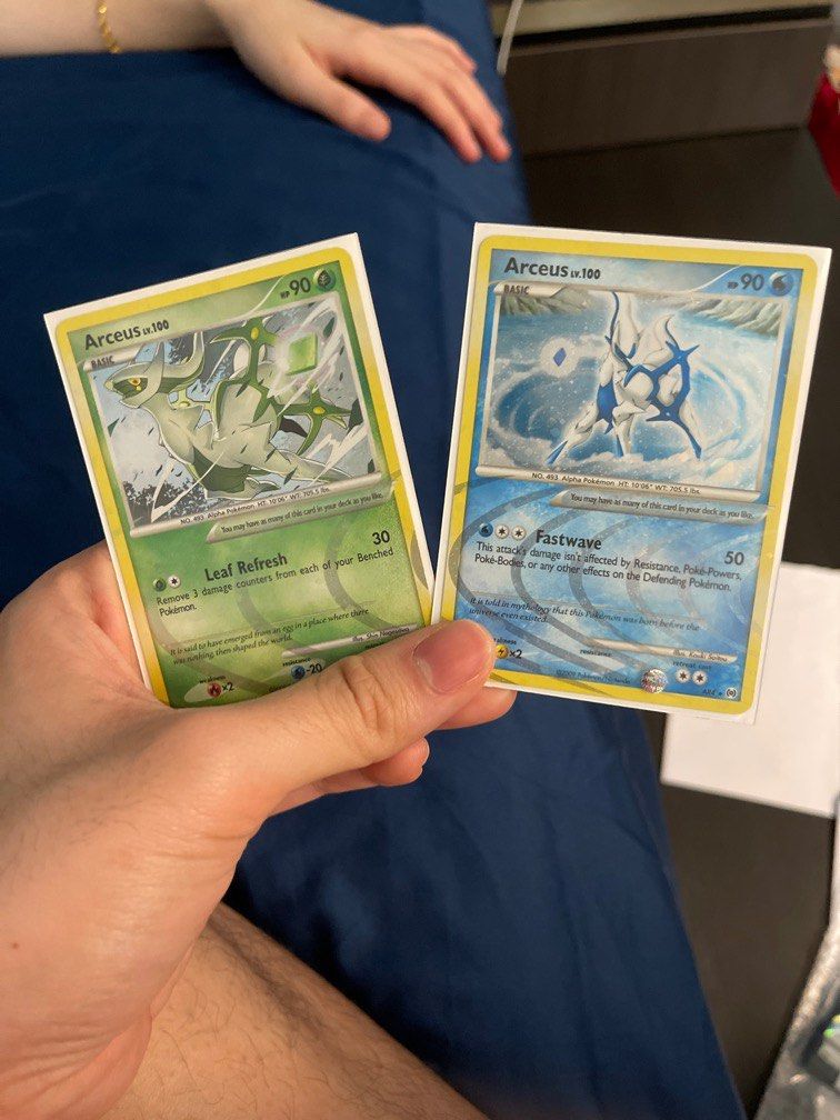 Arceus AR2 and AR4 pokemon , Hobbies & Toys, Toys & Games on Carousell