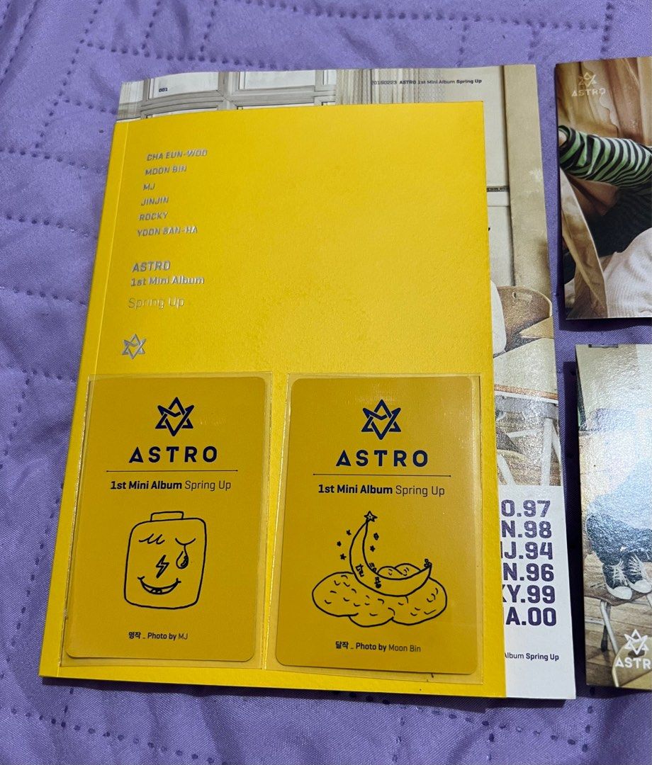 Astro 1st Mini Album Spring Up Unsealed Album Onhand Official Complete ...