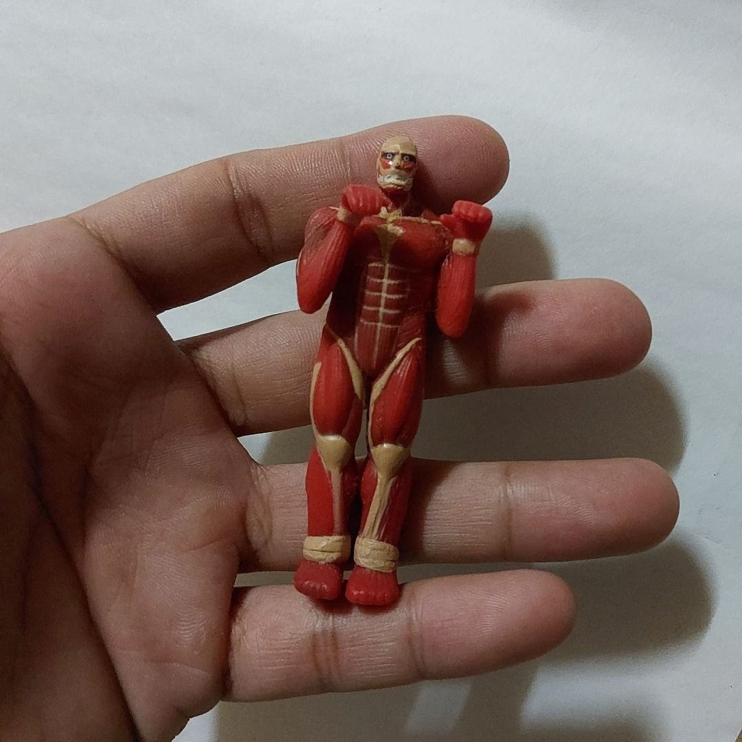 Attack on Titan Mini Figure Glass Colossal Titan, Hobbies & Toys, Toys ...