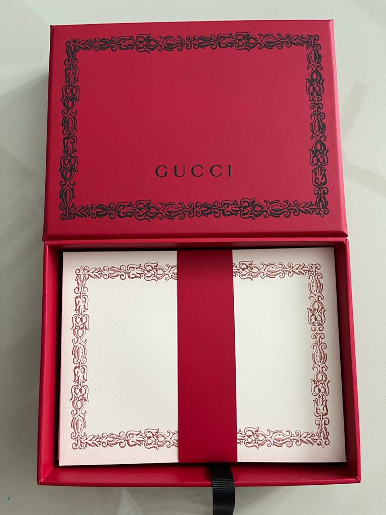 Authentic Gucci postcard with envelope, Luxury, Accessories on Carousell