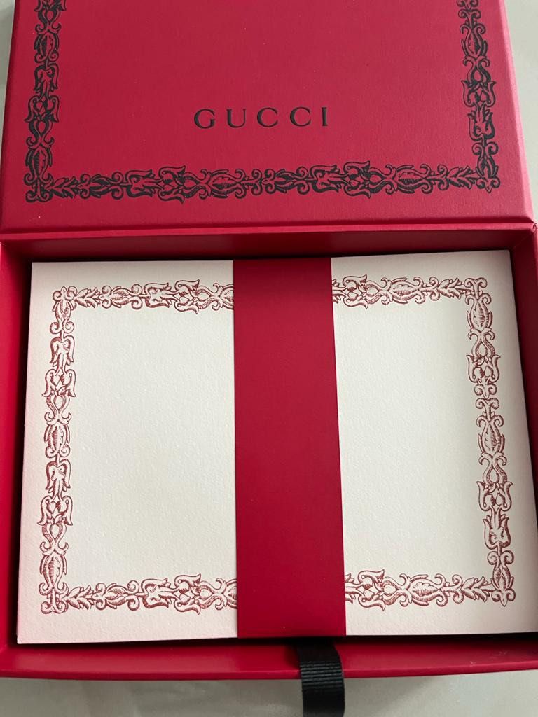 Authentic Gucci postcard with envelope, Luxury, Accessories on Carousell