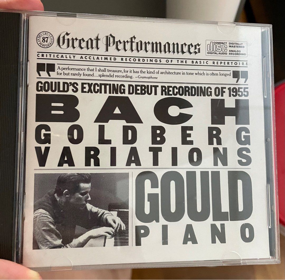 Bach Goldberg Variations by Glenn Gould, Hobbies & Toys, Music & Media ...