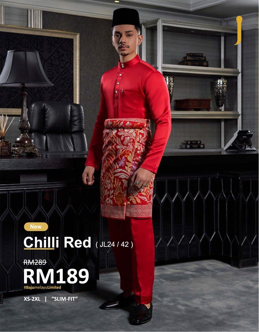 Baju Melayu Jakel Limited, Men's Fashion, Muslim Wear, Baju Melayu on ...