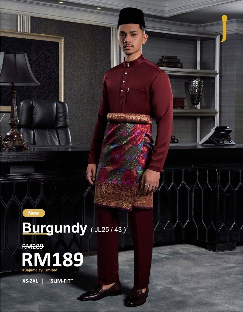 Baju Melayu Jakel Limited, Men's Fashion, Muslim Wear, Baju Melayu on ...