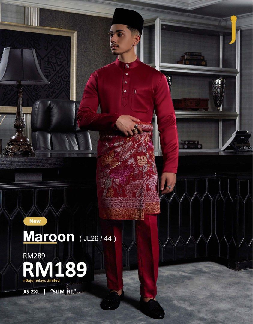 Baju Melayu Jakel Limited, Men's Fashion, Muslim Wear, Baju Melayu on ...