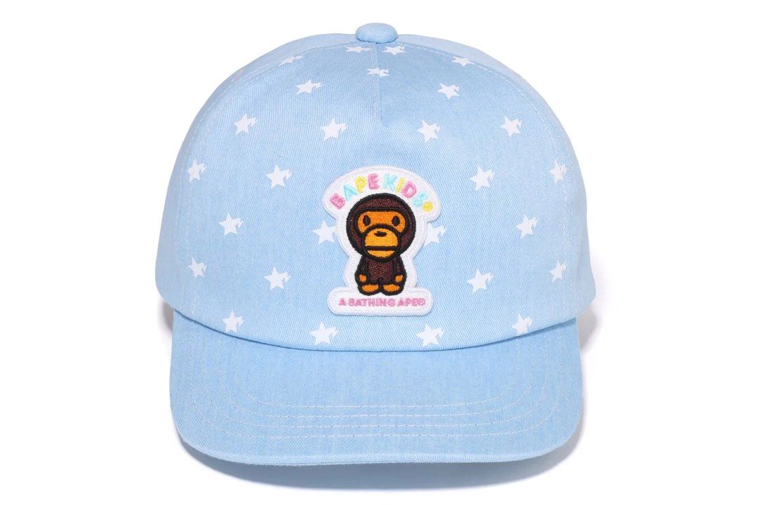 BAPE BABY MILO STA DENIM CAP, Babies & Kids, Babies & Kids Fashion on ...