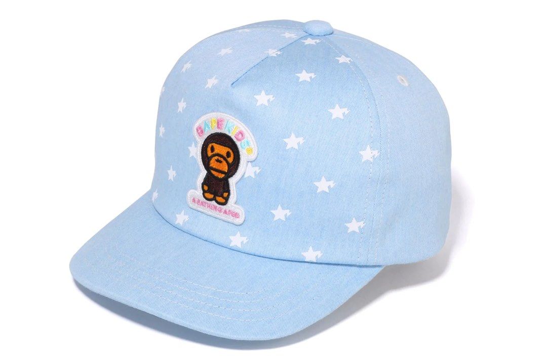 BAPE BABY MILO STA DENIM CAP, Babies & Kids, Babies & Kids Fashion on ...