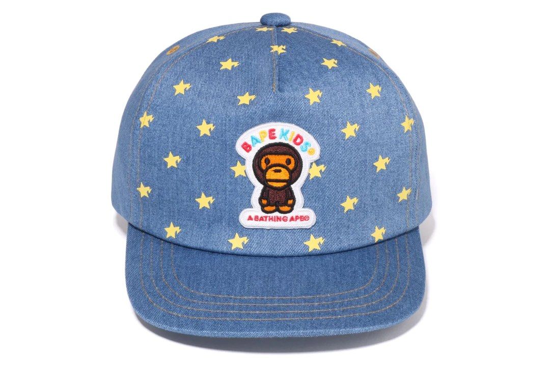 BAPE BABY MILO STA DENIM CAP, Babies & Kids, Babies & Kids Fashion on ...