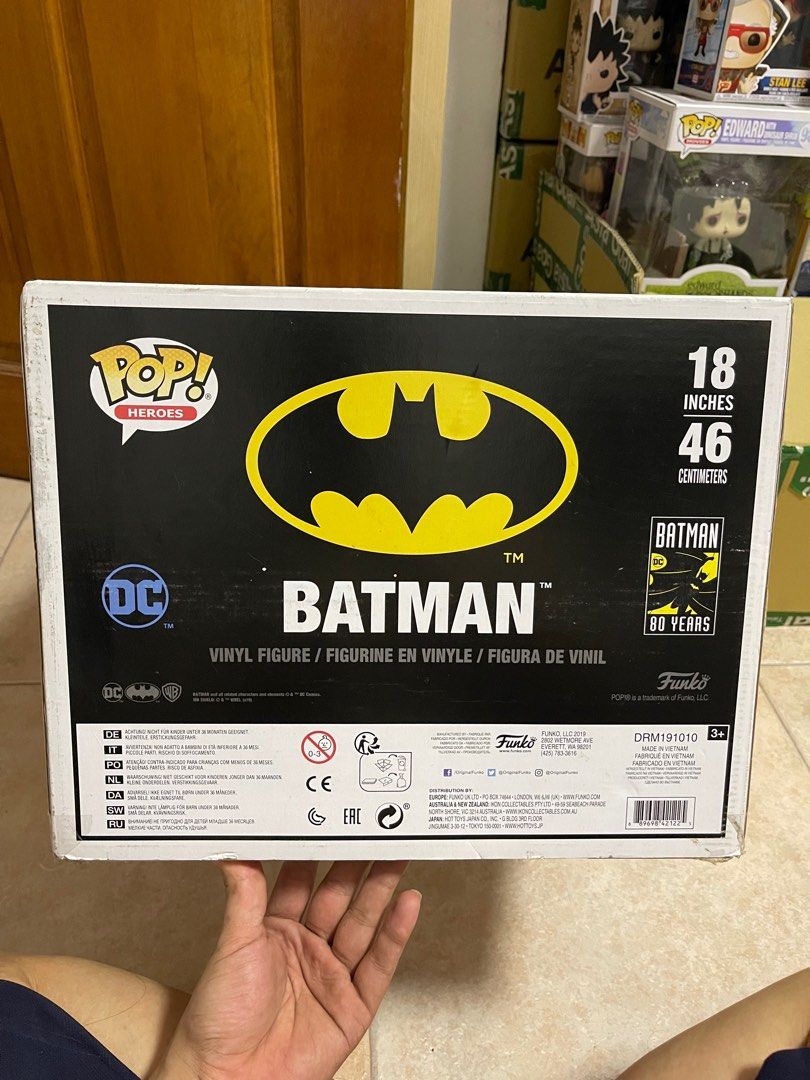 Batman 18 Inch Funko Pop, Hobbies & Toys, Toys & Games on Carousell