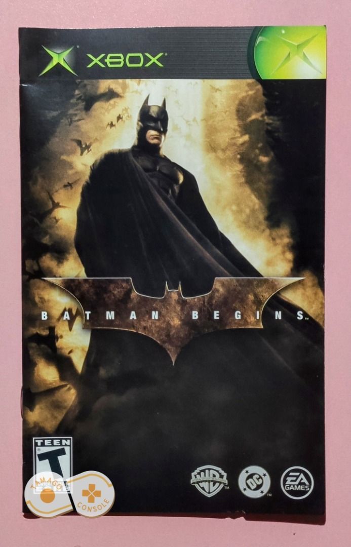 Batman Begins - [OG XBOX / Original XBOX Game] [NTSC / ENGLISH Language ...