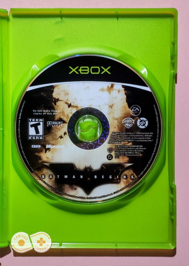 Batman Begins - [OG XBOX / Original XBOX Game] [NTSC / ENGLISH Language] [CIB / Complete In Box ...