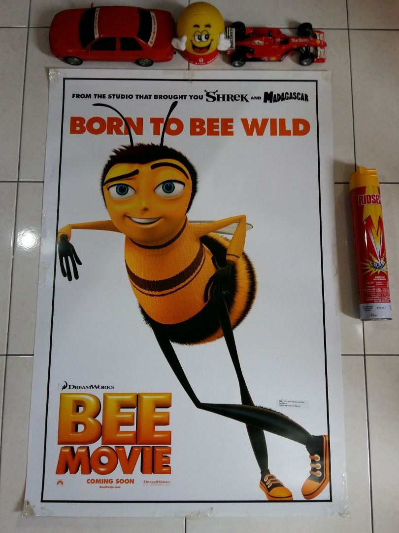 BEE MOVIE Limited Edition Poster Original 2007 02 Bumblebee, Hobbies & Toys, Stationery & Craft ...