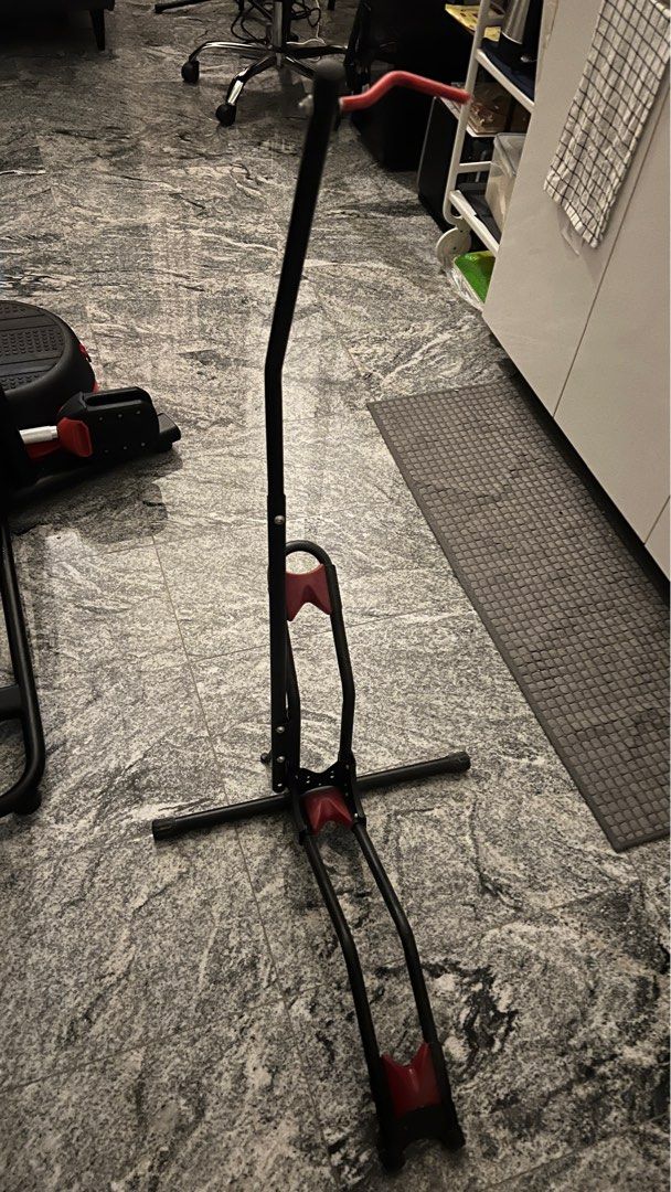 Bicycle Vertical Stand Adjustable L Shape Bike Rack Parking Storage ...