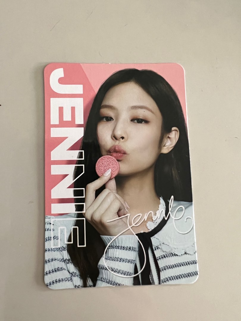 BLACKPINK Jennie card, Hobbies & Toys, Memorabilia & Collectibles, Stamps & Prints on Carousell