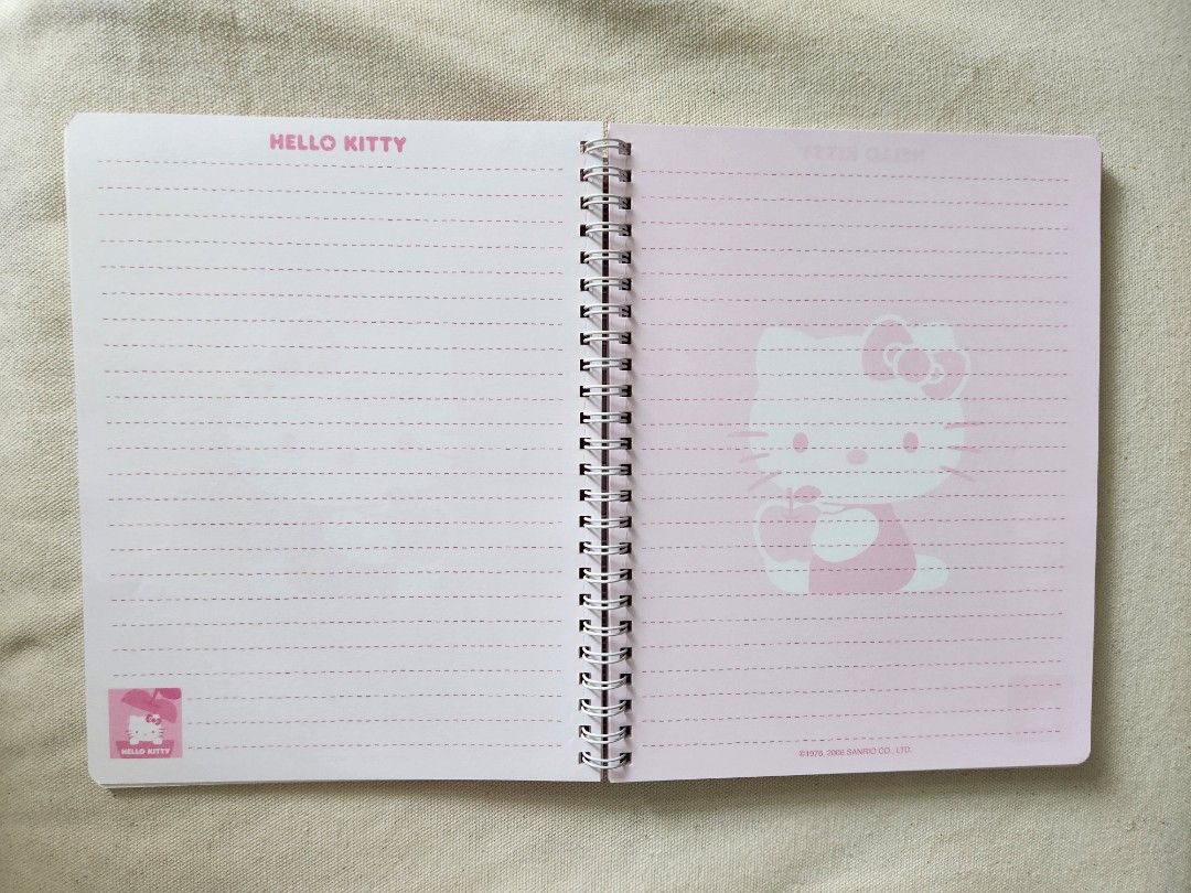 BN SANRIO HELLO KITTY NOTEBOOK, Hobbies & Toys, Stationery & Craft ...