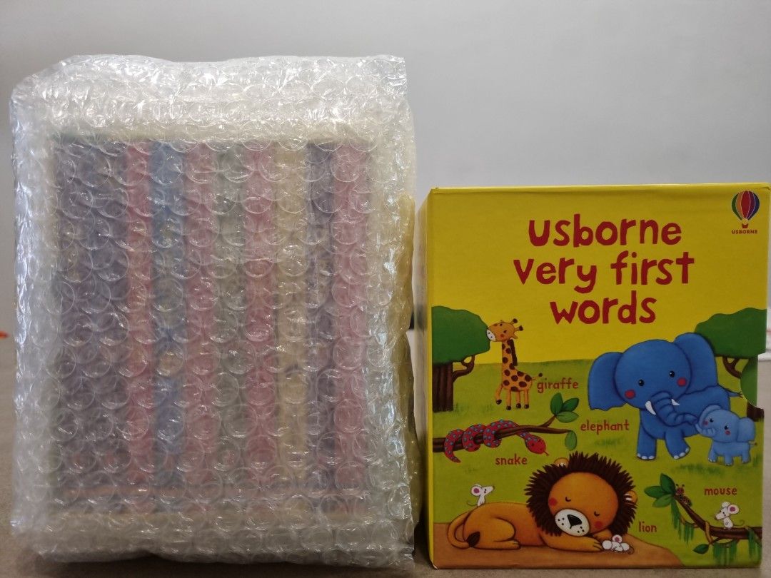 BNIB Usborne Very First Words (Box of 10 board books), Hobbies & Toys ...