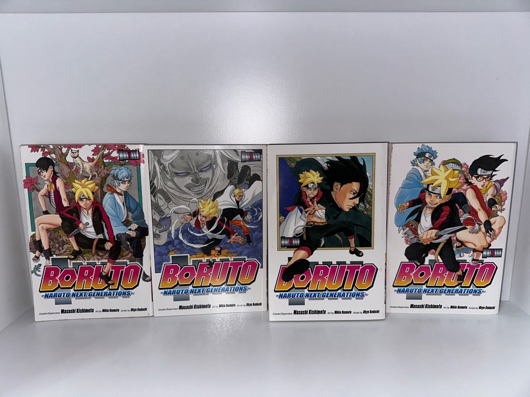 BORUTO manga VOL 1-4 ( Viz Media Original), Hobbies & Toys, Books ...