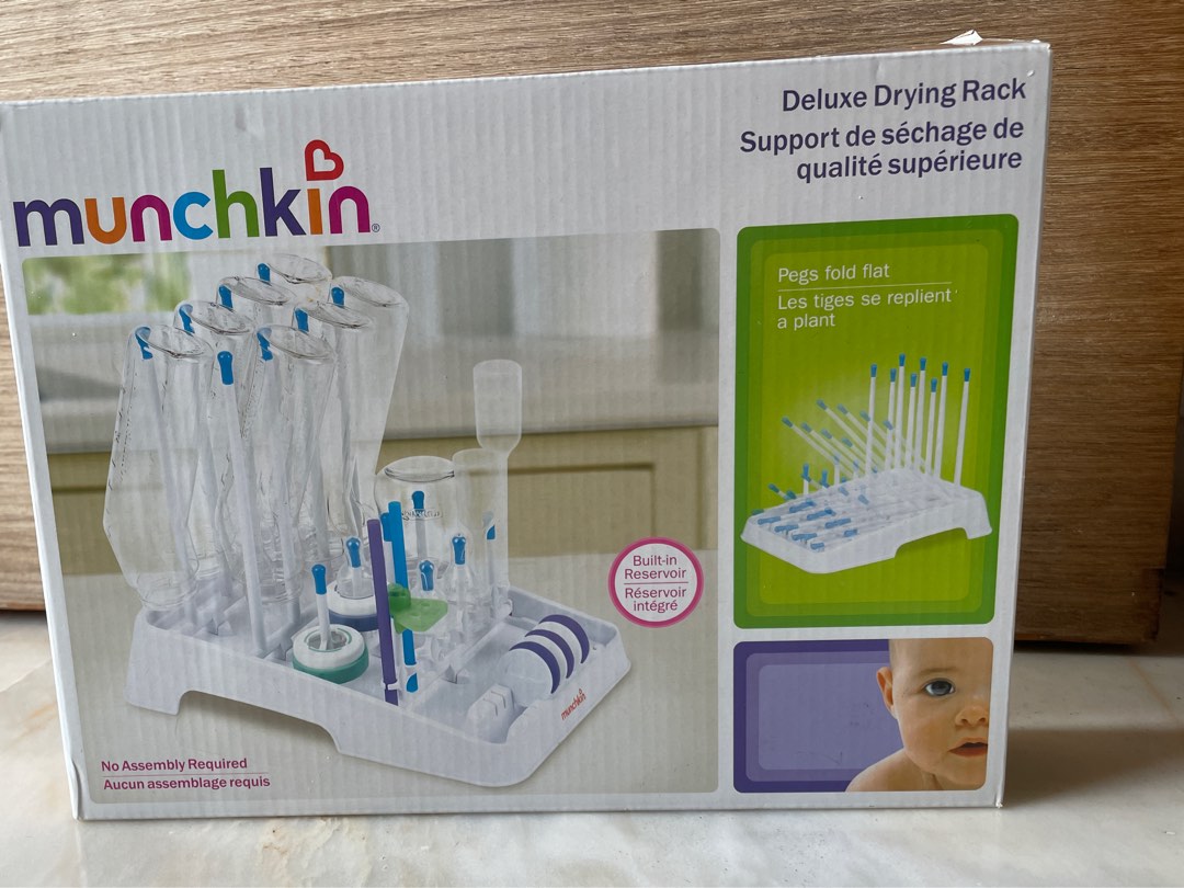 Brand new Munchkin deluxe drying rack, Babies & Kids, Nursing & Feeding ...