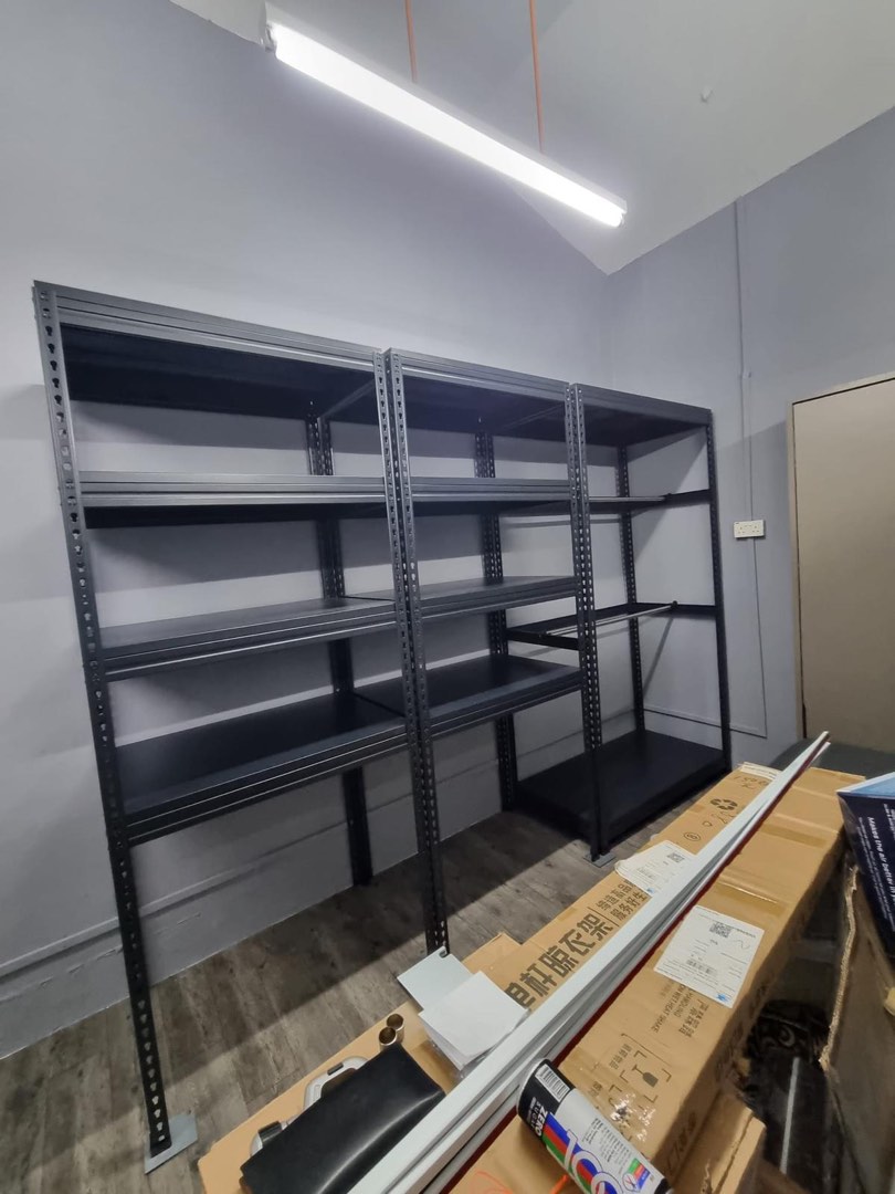 Brand new pvc wood board/ full-metal boltless racks, Furniture & Home ...