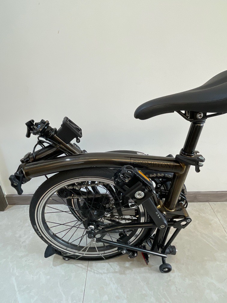 Brompton M2L Black Lacquer (Black Edition), Sports Equipment, Bicycles ...