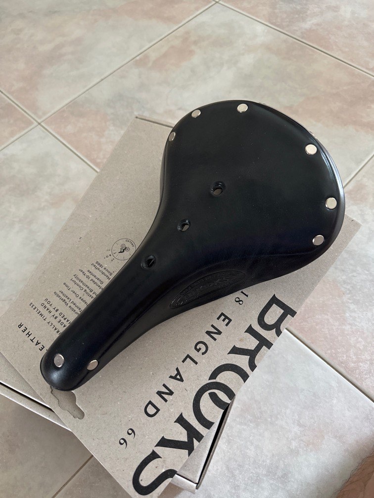 Brooks flyer suspension leather saddle. = sprung brooks b17. Absorbs ...