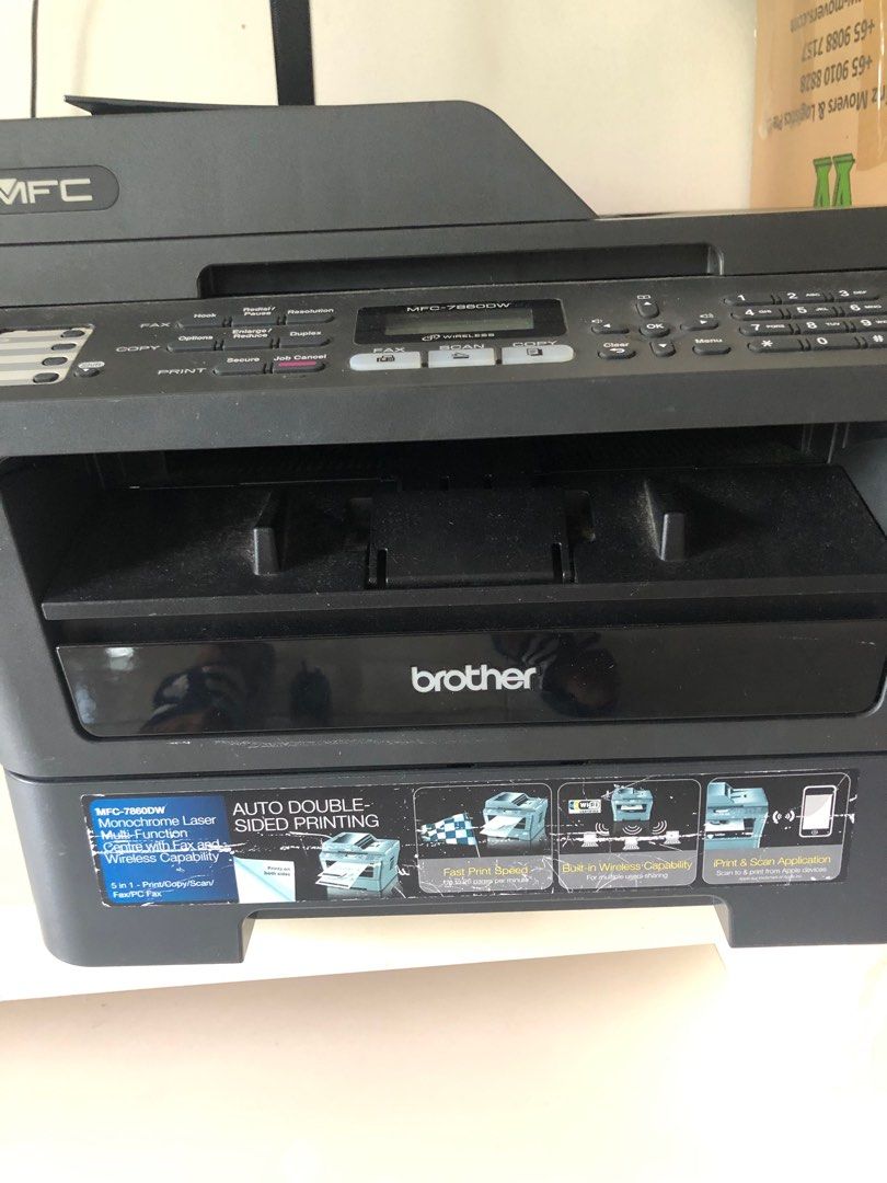 Brother MFC-7680DW Printer with brand new ink cartridge, Computers ...