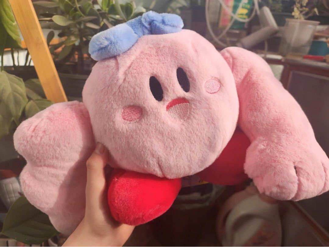 Buff Kirby Plush, Hobbies & Toys, Toys & Games on Carousell