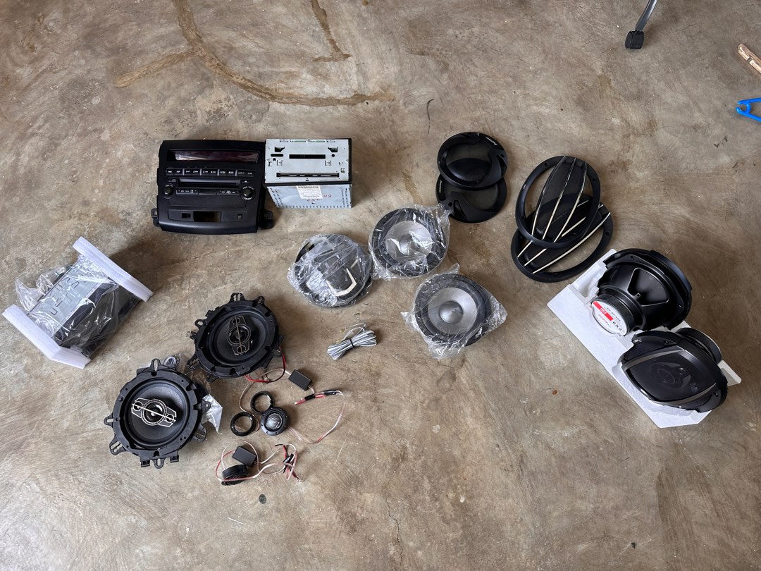 Car stereo speakers 2nd hand from upgrades, Car Parts & Accessories ...