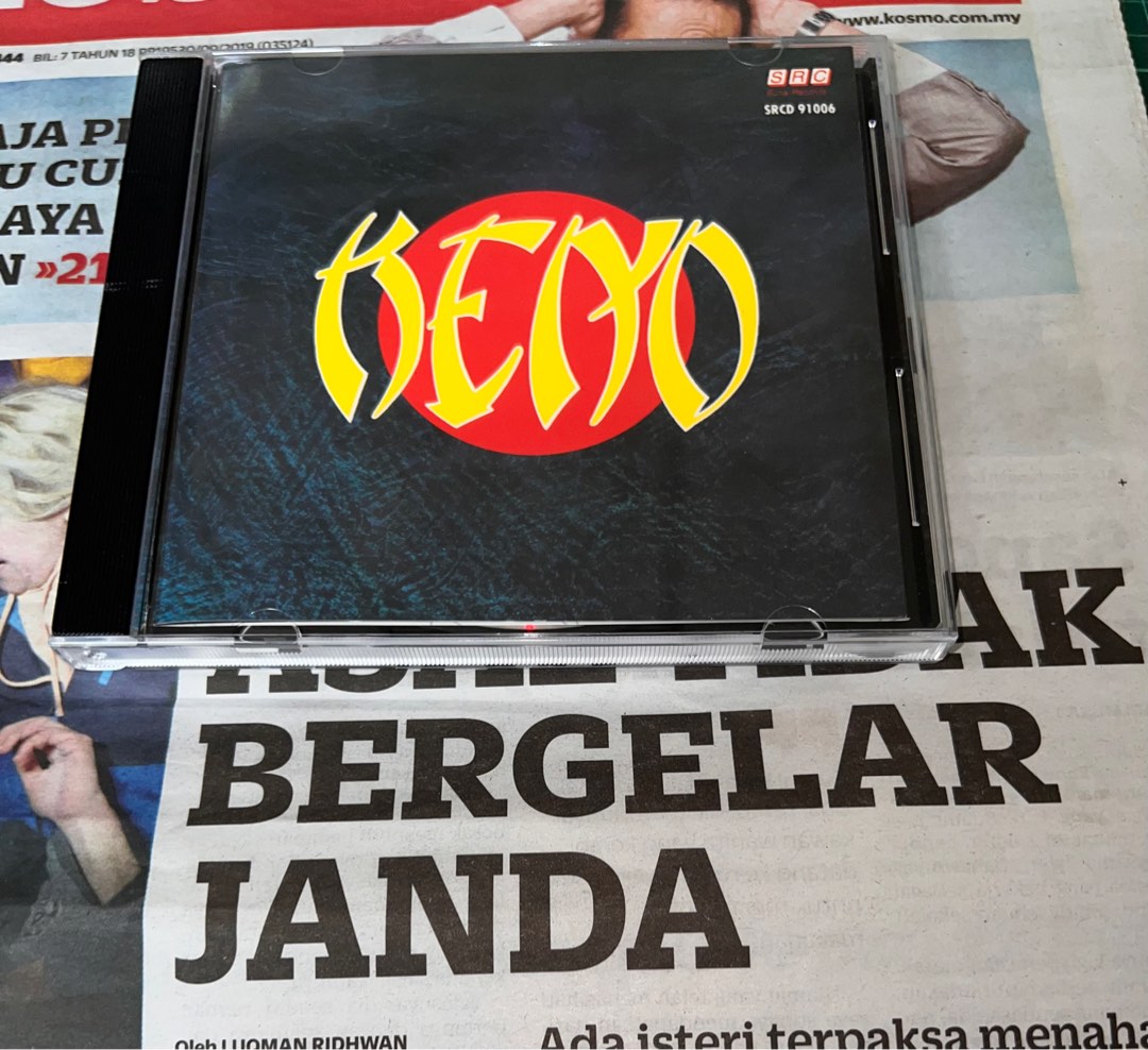 CD rock kapak melayu Keno 1st press 90an SRC 1992 kaset, Hobbies & Toys ...