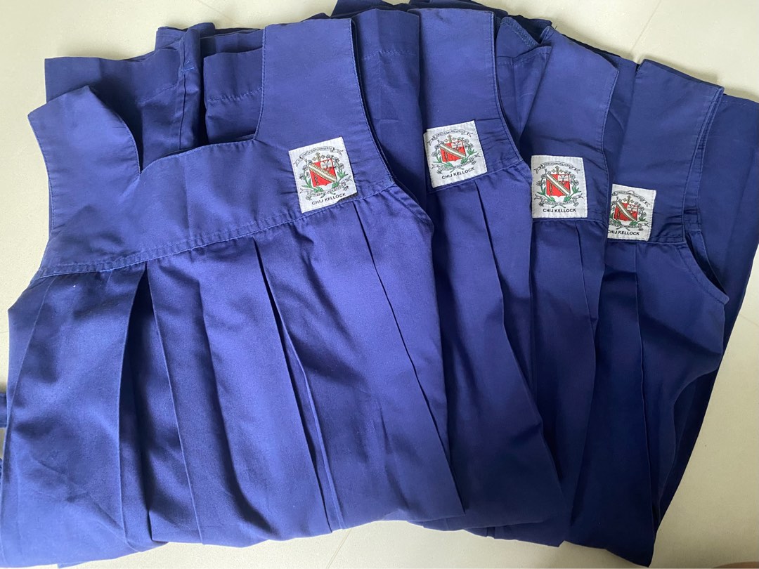 CHIJ Kellock pinafore, Babies & Kids, Babies & Kids Fashion on Carousell