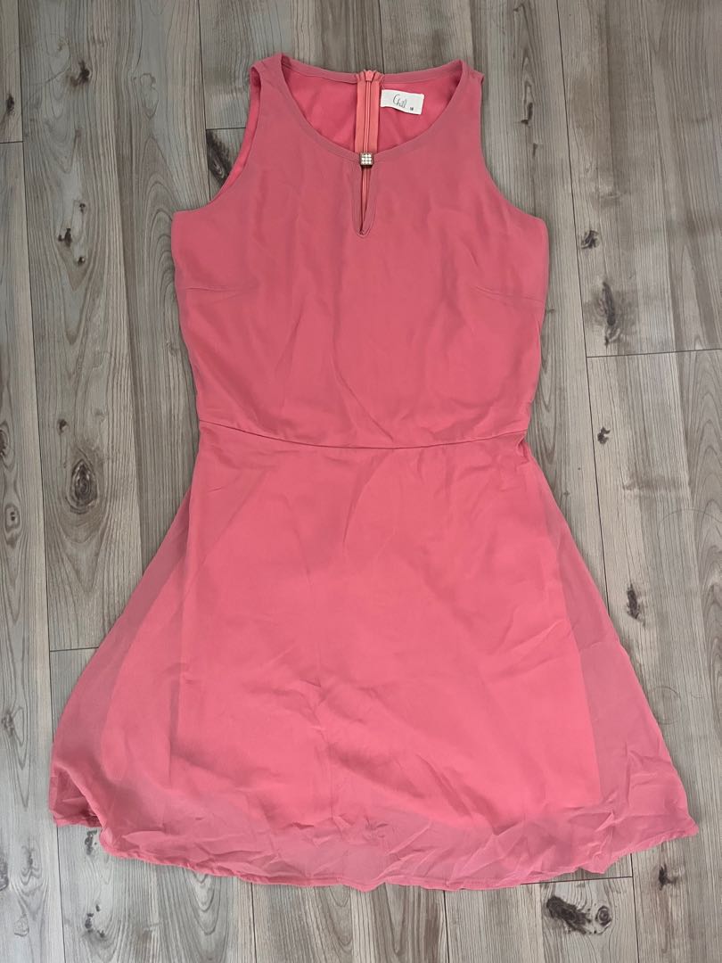 Chill Old Rose Dress, Women's Fashion, Dresses & Sets, Dresses on Carousell