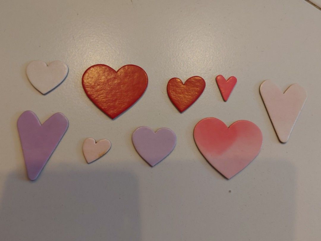 Chipboard / Cardboard Hearts, Hobbies & Toys, Stationery & Craft, Craft ...