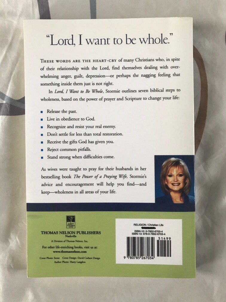 Christian : Lord, I Want to Be Whole : The Power of Prayer and ...