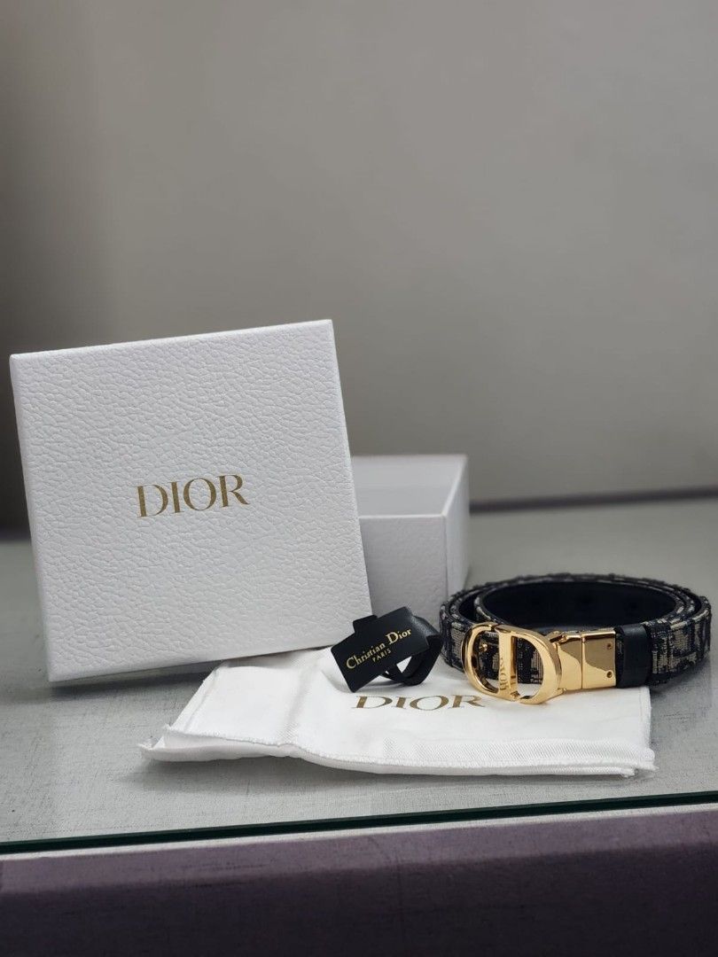 Christian Dior - 30 Montaigne Reversible Belt, Women's Fashion, Watches & Accessories, Belts on ...
