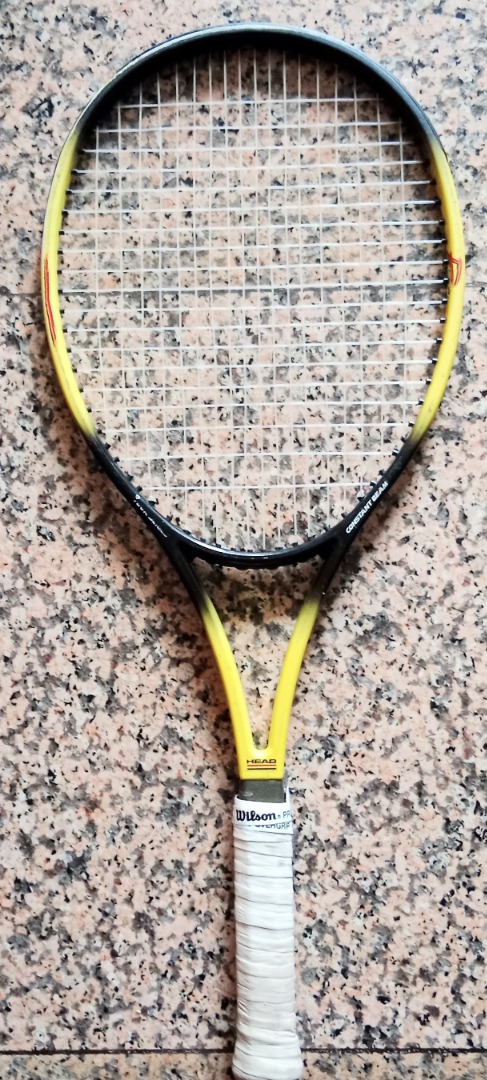 Classic tennis racket Head radical tour OS racquet with new strings ...