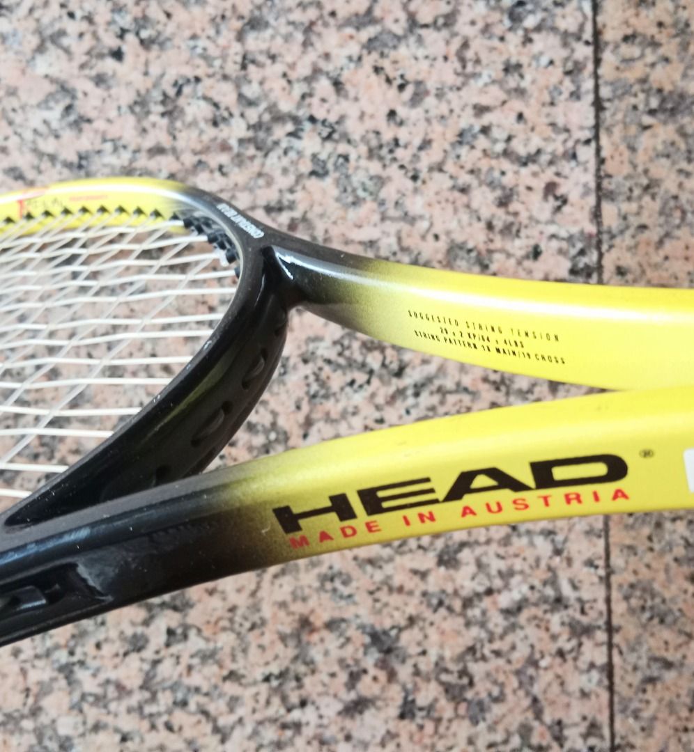 Classic tennis racket Head radical tour OS racquet with new strings ...