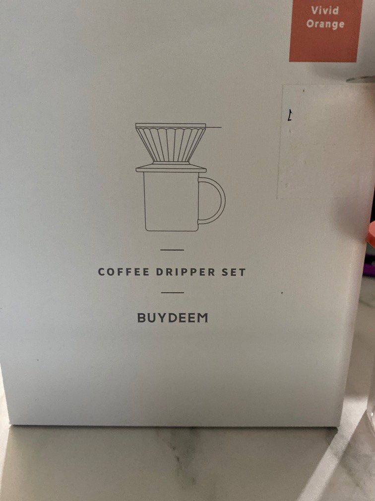 Coffee Dripper Set Buydeem In Orange, Furniture & Home Living ...