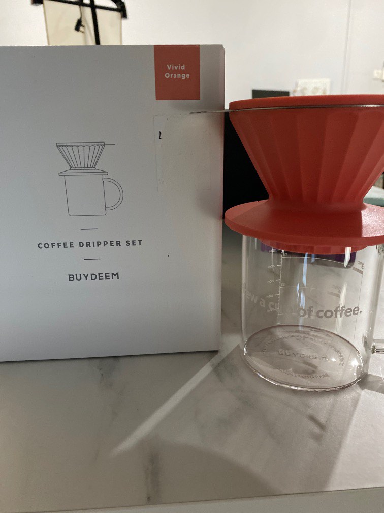 Coffee Dripper Set Buydeem In Orange, Furniture & Home Living ...