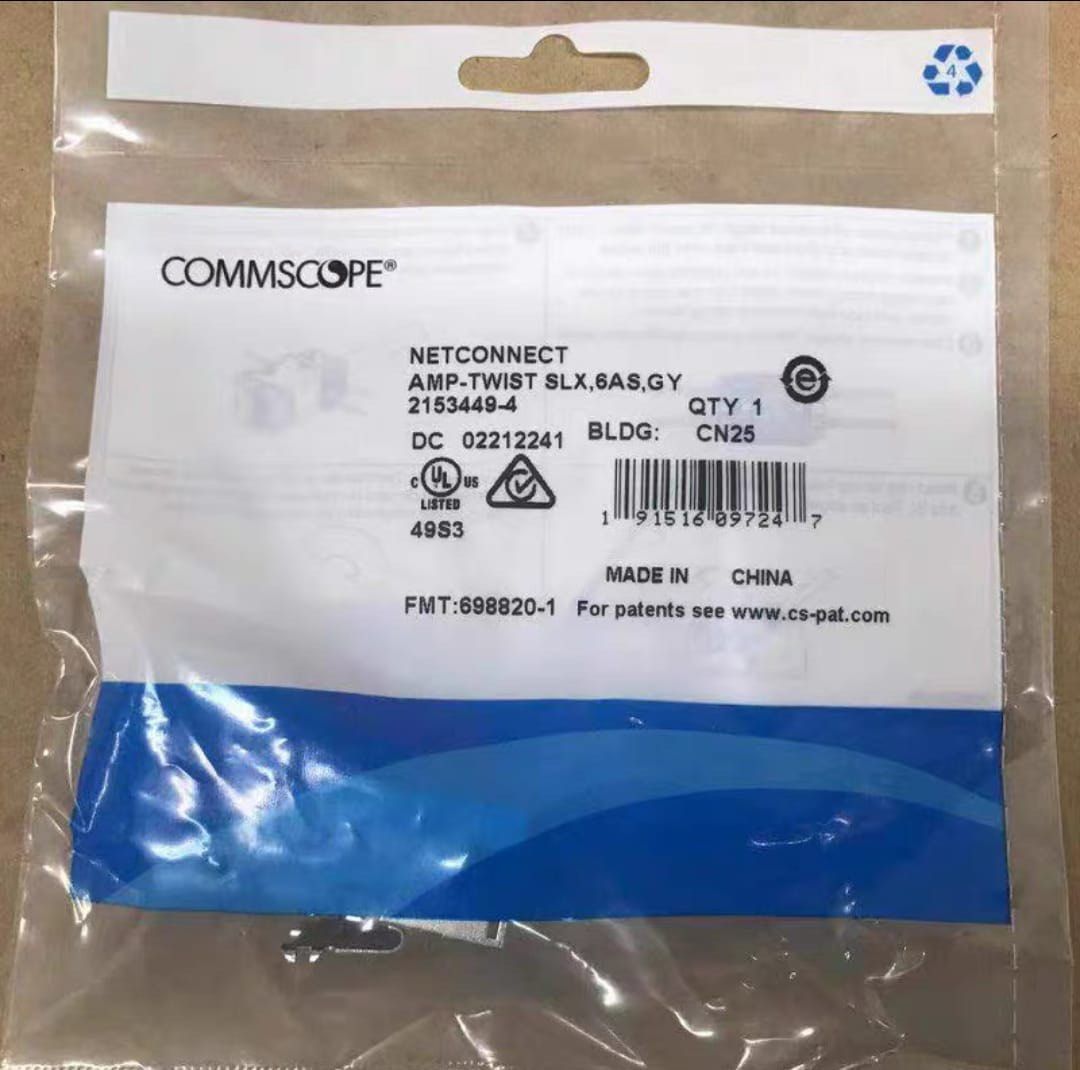 Commscope Cat 6A RJ45 Modular Jack, Shielded, 電腦＆科技, 電腦周邊及配件, 其他 ...