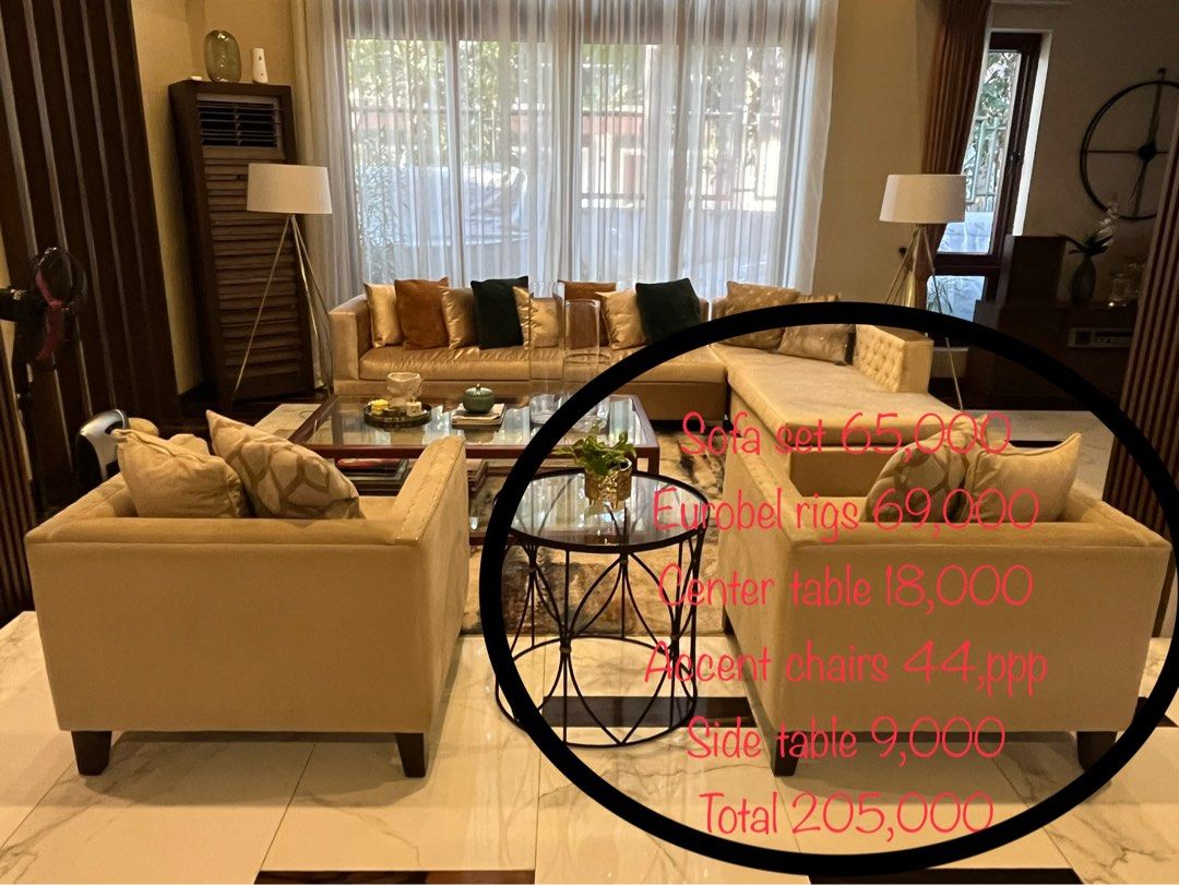 Complete living room set, Furniture & Home Living, Furniture, Other Home Furniture on Carousell