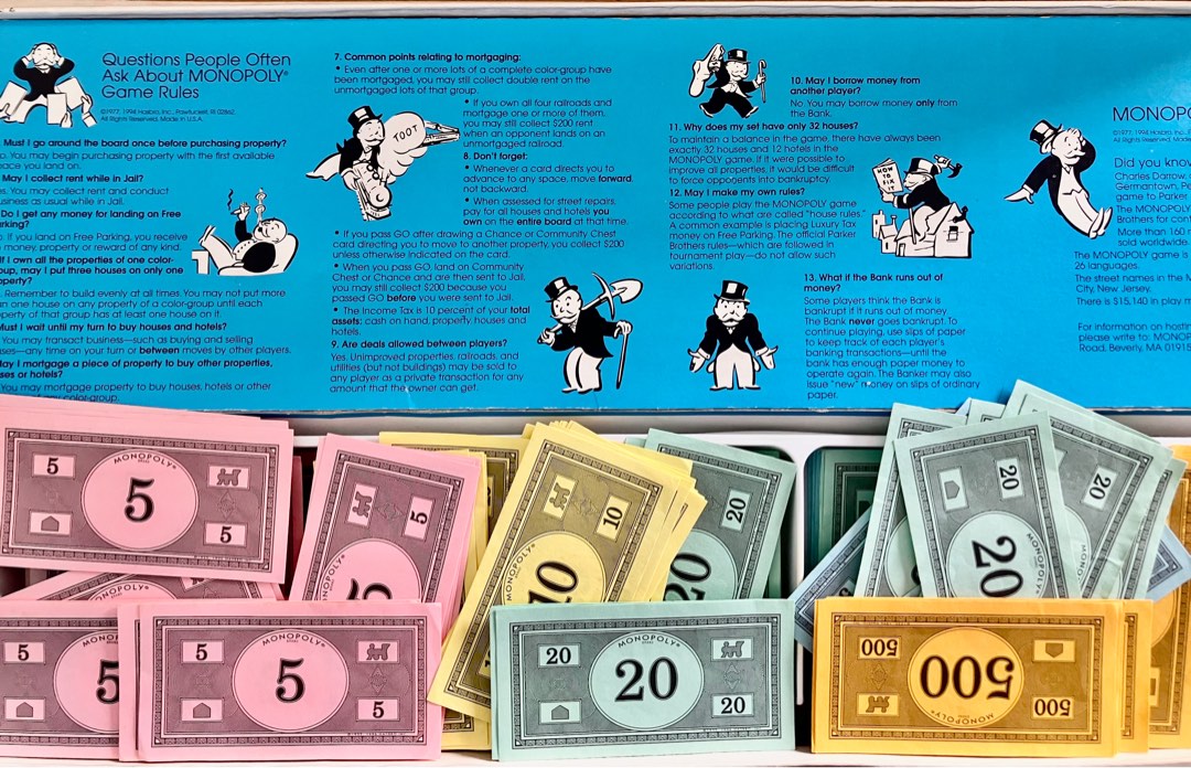 Complete monopoly set, Hobbies & Toys, Toys & Games on Carousell