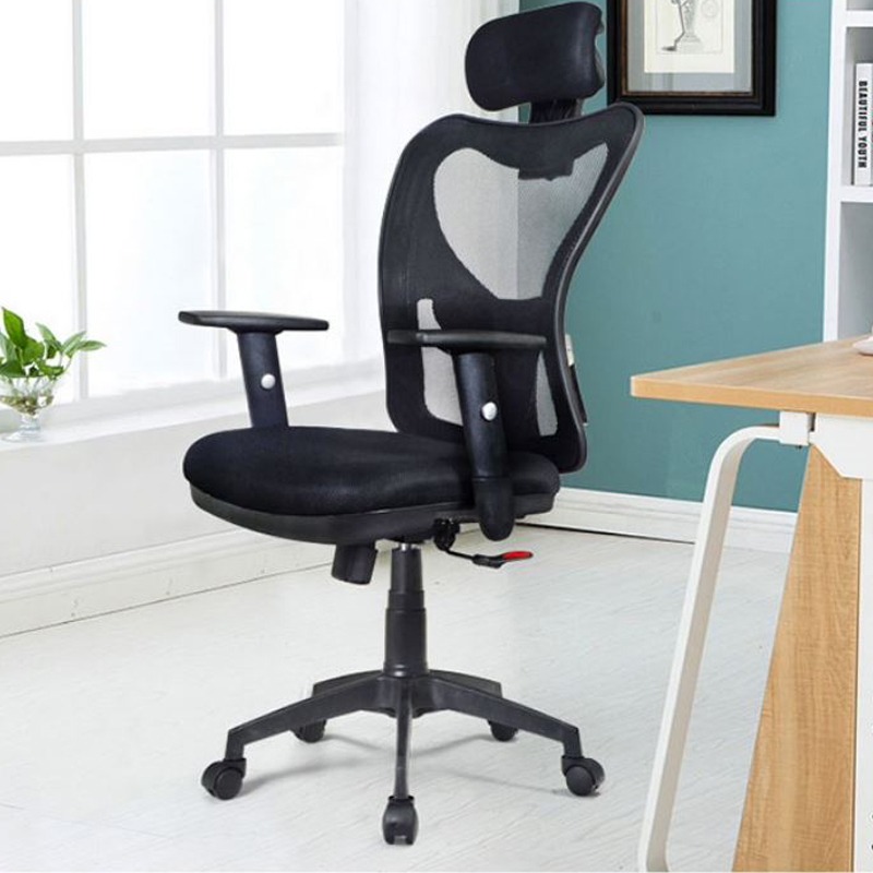 Computer chair home reclinable mesh cloth staff chair ergonomic chair ...